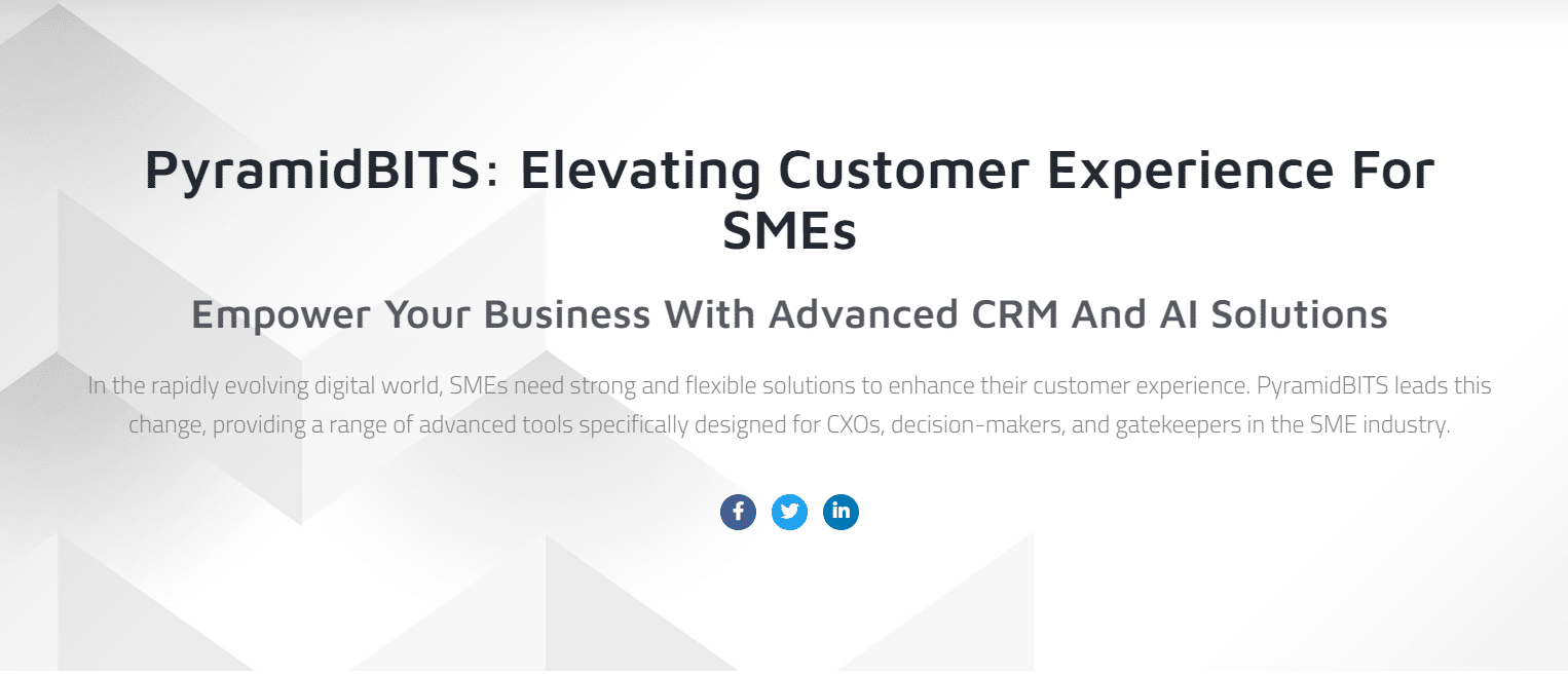 Enhancing Customer Experience For Smes With Pyramidbits
